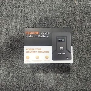 ZGCINE ZG-V99 V2 Upgraded Version Mini V-Mount Battery 99Wh 14.8V 6800mAh Support PD USB-C 45W Charger with D-TAP BP USB-C USB-A Output for BMPCC 4K 6K Pro, ZCAM, Canon EOS R5C, Sony FX3