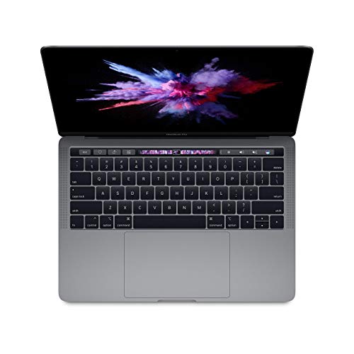 Mid 2019 Apple MacBook Pro Touch Bar with 2.4GHz Intel Core i5 (13 inch, 8GB RAM, 256GB SSD) Space Gray (Renewed)