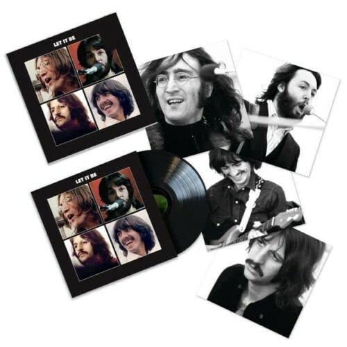 Let It Be - Exclusive Limited Edition Black Colored Vinyl LP (Includes 4 Collectible Prints)