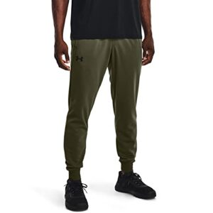 under armour mens armourfleece jogger , (390) marine od green / / black , large