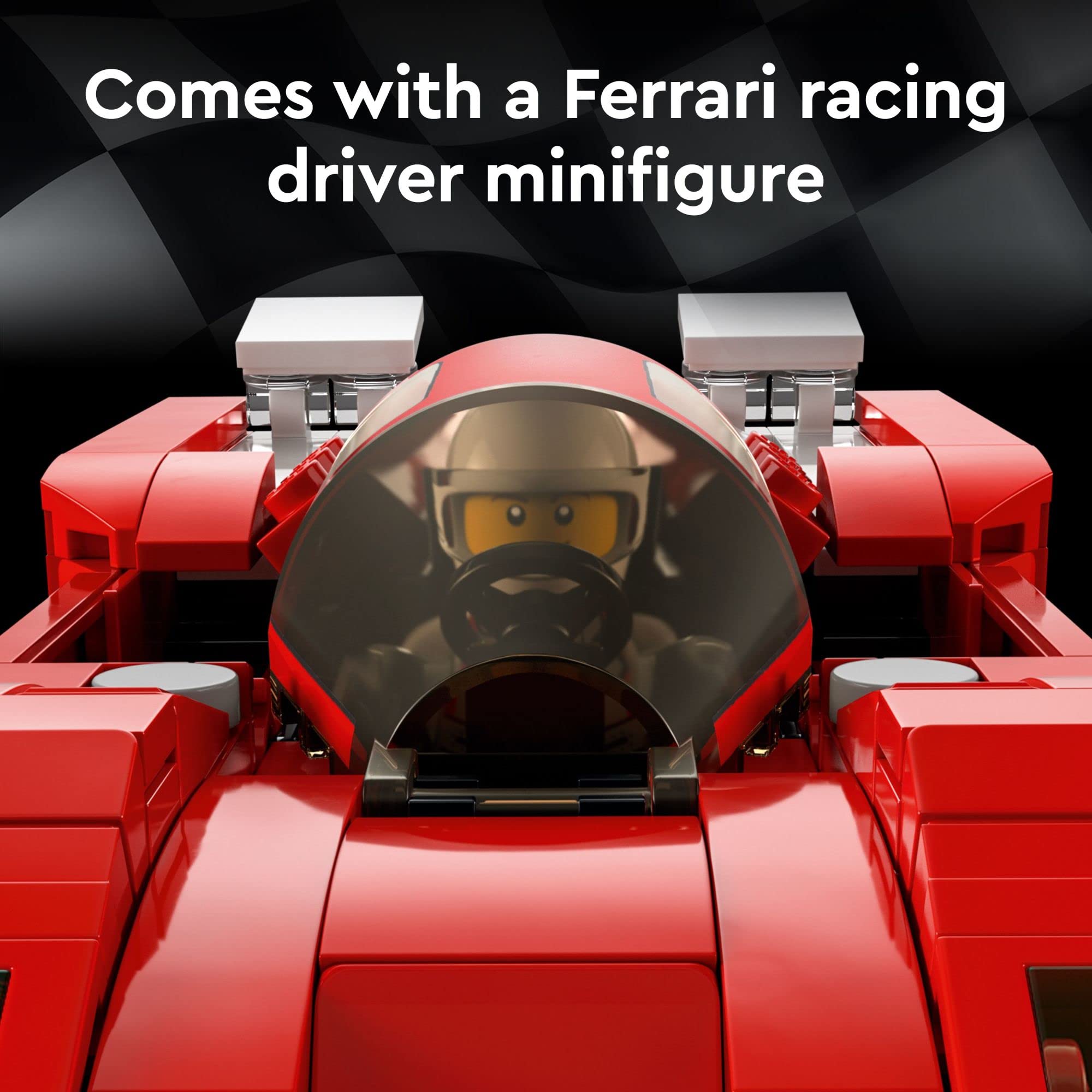 LEGO Speed Champions 1970 Ferrari 512 M 76906 Building Set - Sports Red Race Car Toy, Collectible Model Building Set with Racing Driver Minifigure, Great for Boys, Girls, and Kids Ages 8+