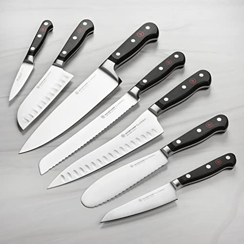 Wusthof Classic 10 Piece Knife Set with Acacia Block