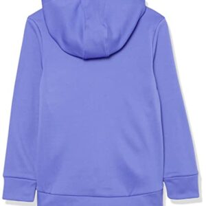 Under Armour Girls Armour Fleece Full Zip Hoodie , (184) Brilliant Violet / / White , Youth Large