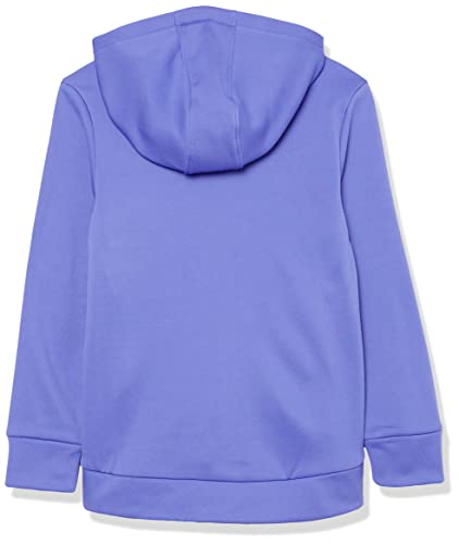 Under Armour Girls Armour Fleece Full Zip Hoodie , (184) Brilliant Violet / / White , Youth Large