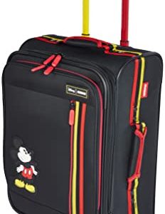 American Tourister Disney Softside Luggage with Spinner Wheels, Mickey EXO, Carry-On 21-Inch