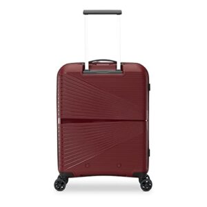 American Tourister Airconic Hardside Expandable Luggage with Spinner Wheels, Garnet Red, Carry-On 20-Inch