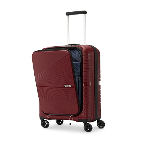 American Tourister Airconic Hardside Expandable Luggage with Spinner Wheels, Garnet Red, Carry-On 20-Inch