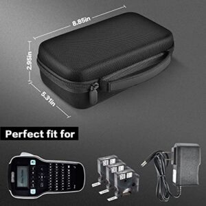 Case Compatible with DYMO Label Maker LabelManager 160/280/ COLORPOP Portable Label Maker, Hard Travel Carrying Storage Bag Holder with Accessories Mesh Pocket (Box Only)