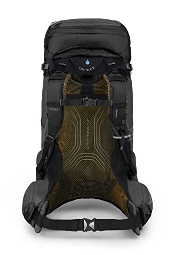 Osprey Atmos AG 50L Men's Backpacking Backpack, Black, Small/Medium