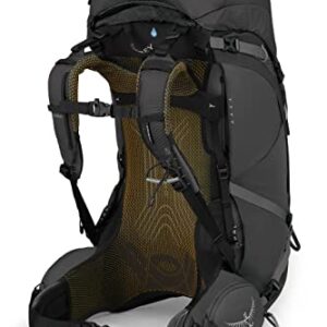 Osprey Atmos AG 50L Men's Backpacking Backpack, Black, Small/Medium