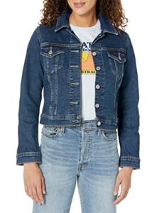 signature by levi strauss & co. gold women's original trucker jacket (available in plus size), (new) dark horizon, x-large