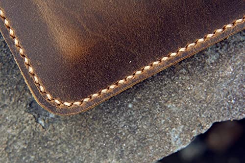 Vintage distressed Leather surface pro x sleeve case for Microsoft surface pro 8 7 6 SPX05S (For Surface Pro 7)