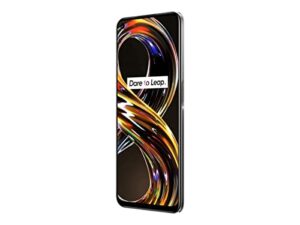 realme 8i 4g volte 128gb + 4gb gsm unlocked global usa latin europe 50mp triple camera (w/fast car charger bundle)(not verizon/boost/cdma) (space black)