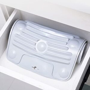 T Tool 2Pcs Silicone Washboard Portable Folding Laundry Board Scrubbing Board Basin Bucket Hand Wash Clothes Laundry Pad Suction Cup for Hand Washing Clothes Grey Tool