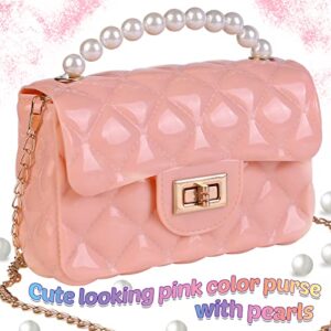 Princeplay Purse Makeup Toys For Girls - Toddlers Kids Bag Cute Baby Little Pink Cell Phone Cosmetic Lipsticks Princess Play Money Jewelry Credit Card Accessories Birthday Gifts 3 4 5 6 7 8+ Years Old