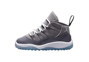 jordan toddler 11 retro td 378040 005 cool grey 2021 - size 4c