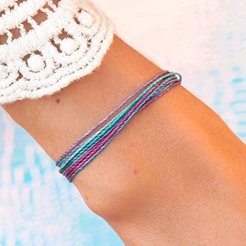 Pura Vida Bracelet Muted Original Moonlit Seas Bracelet - Adjustable with Waterproof Band, String Bracelet for Women - Stackable Bracelets for Teen Girls, Handmade Bracelets for Teens - One Size