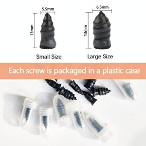 30 Pcs Tire Repair Rubber Nail, Tire Repair Nail Tire Repair Rubber Screws Fast Tool Self-Service Tire Repair Nail Vacuum Tire Repair Rubber Nail, Suitable for Car Motorcycle Jeep Tire Puncture Repair