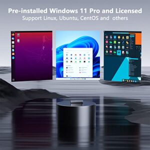 AEROFARA Mini PC Aero 2 Pro Desktop Computers with Intel 11th Celeron N5105 Processor 8GB RAM 256GB SSD,4K UHD Graphics,USB3.0, HDMI (8G+256G) Support W11 Pro