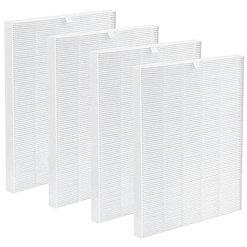 C545 True HEPA Replacement Filter S Compatible with Winix C545 Air Purifier, Replaces for Winix Filter S 1712-0096-00, 4 Pack H13 Grade True HEPA Filters