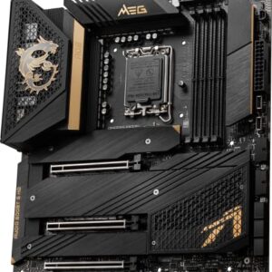 MSI MEG Z690 ACE Gaming Motherboard (E-ATX, 12th Gen Intel Core, LGA 1700 Socket, DDR5, Thunderbolt 4, PCIe 5, Dual 2.5G LAN, M.2 Slots, Wi-Fi 6E)