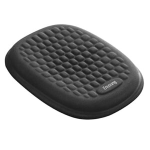 enusung wrist rest pad ergonomic elbow pads gel arm rest for desk, memory foam armrest support for office, gaming, computer, laptop, mac - black