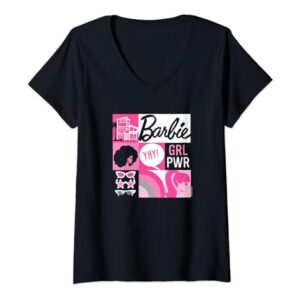 Barbie - Barbie GRL PWR V-Neck T-Shirt