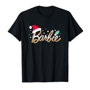 Barbie - Christmas - Logo Santa Hat T-Shirt