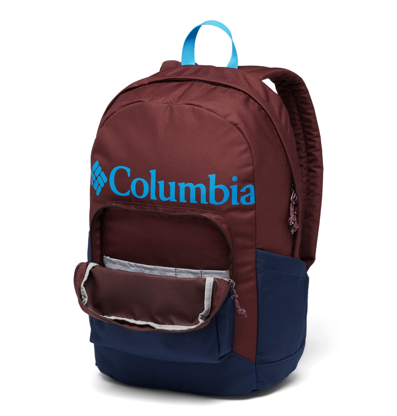 Columbia Unisex Zigzag 22L Backpack, Elderberry/Collegiate Navy, One Size