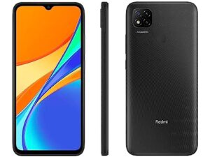 xiaomi redmi 9c smartphone 128gb + 4gb 6.53"hd + dot drop display 5000mah, face recognition ai, 13 mp, triple camera (not for verizon boost cricket) + (w/fast car charger bundle) (midnight gray)