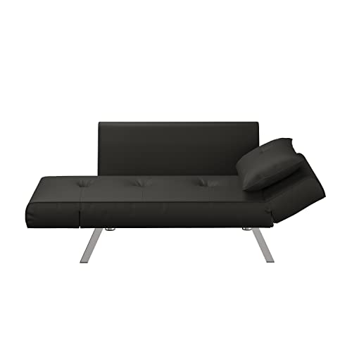 Serta Marin Convertible Sofa, Black