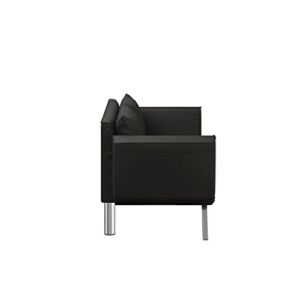 Serta Marin Convertible Sofa, Black