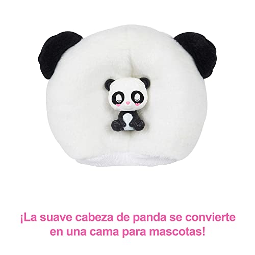 Barbie Cutie Reveal Doll, Panda Plush Costume, 10 Surprises Including Mini Pet & Color Change