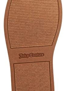 Juicy Couture Women's Koded Slip On Winter Boots Warm Winter Booties Cognac 7