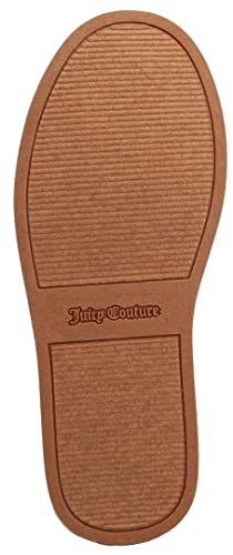 Juicy Couture Women's Koded Slip On Winter Boots Warm Winter Booties Cognac 7