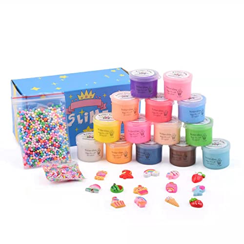 LIXIANSHI Slime,Super Mini Butter Slime Kit 14 Pack,Scented Slimes for Girls and Boys,Party Favor Gifts ,Soft and Non-Sticky