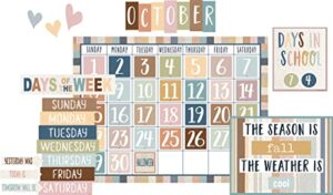 teacher created resources everyone is welcome calendar classroom bulletin board decor (tcr7119)