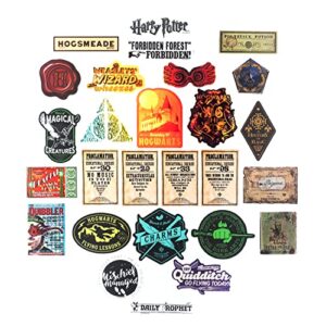 Conquest Journals Harry Potter Variety Vinyl Sticker Pack, Set of 60 Unique Stickers Including 5 Holograms, Officially Licensed, Waterproof and Scratch Resistant, Potterfy All The Things