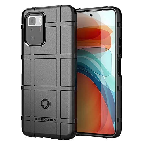 Dinglijia Designed for Redmi Note 10 Pro 5G Case, Military Grade Shockproof Protection, Drop-Tested Cover and Camera Lens Protection Shiled Phone Case for Redmi Note 10 Pro 5G HD Black