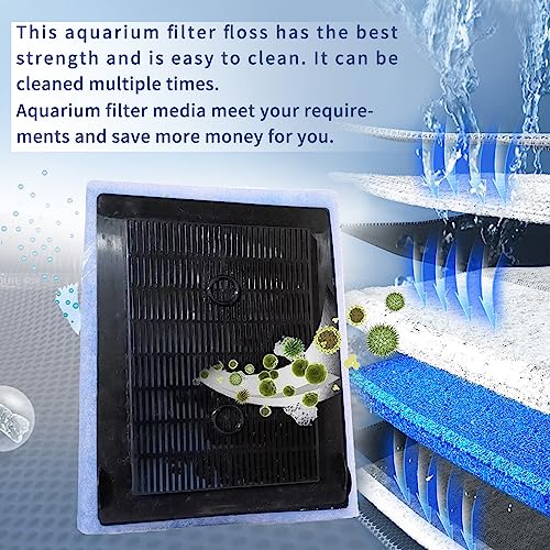 10-20 Gallon Aquarium Filters EZ-Change #2 Filter Cartridge fit Aquarium Filter Cartridge 10 to 20 Power, for Healthier Fish (6 Pcs)