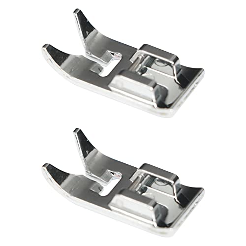 2-Pack Snap On Zig Zag Presser Foot Replacement for Brother PE-300S Sewing Machine - Compatible with Part #5011-4