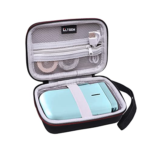 LTGEM Hard Case for Phomemo D30/D35 & NIIMBOT D11/D110 & JADENS D110 Label Printer - Protective Carrying Storage Bag (Case Only)