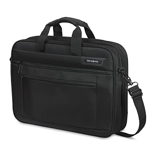 Samsonite Classic 2.0, Black, 17" 2 Compartment Briefcase