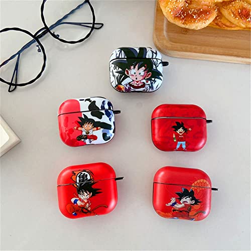 Airpods 3 Case The Third Generation Airpods 3D Fashion Cute Cartoon Character Theme Design Protective case, Suitable for Airpods 3 Wireless Charging, with Keychain Airpods 3 case (Black and White)