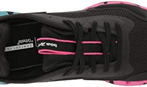 Reebok Women's Zig Dynamica Sneaker, Black/Proud Pink, 8.5