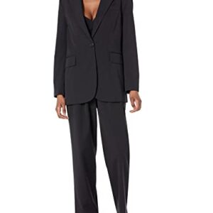 The Drop Women's Ramona Loose Fit Boxy Blazer, Black, XXS