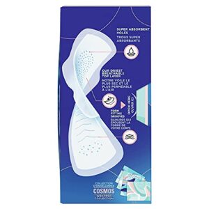 Always Infinity FlexFoam Pads for Women, Size 5, Extra Heavy Overnight Absorbency, Unscented, 22 Count (Pack of 2)