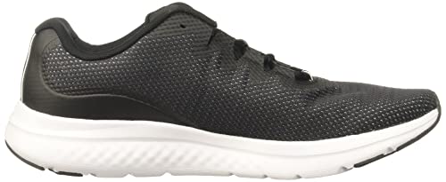 Under Armour Men's Charged Impulse 3 Running Shoe, (001) Black/Black/Metallic Silver, 14