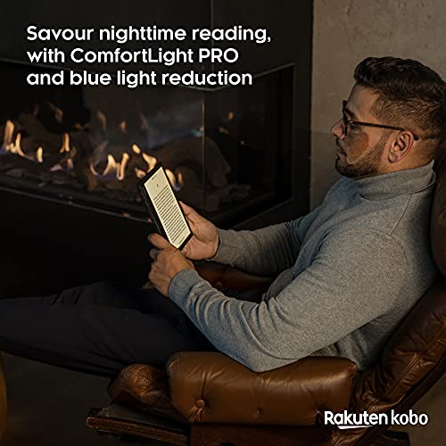 Kobo Sage | eReader with PowerCover & Stylus Bundle | 8” HD Glare Free Touchscreen | Waterproof | Blue Light Reduction | Bluetooth | WiFi | 32GB of Storage