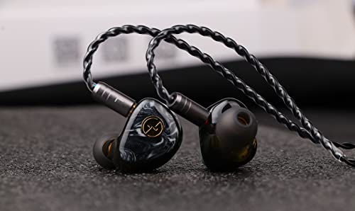 Linsoul TINHIFI T3 Plus 10mm LCP Diaphragm Hi-Fi in-Ear Earphone with Detachable 2Pin OFC Cable, 3D-Printed Shell for Audiophile Musician